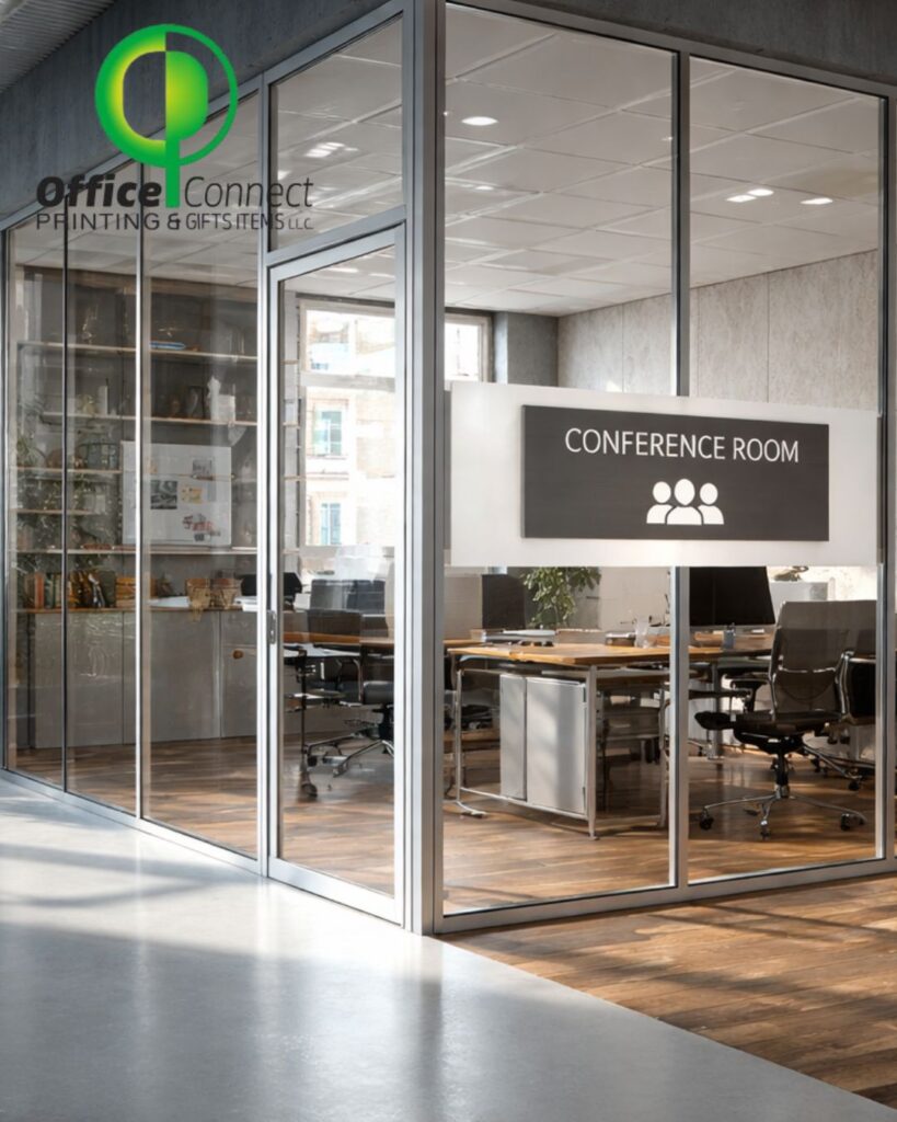 Modern Door Signage Solutions in Dubai - Connect Print Me